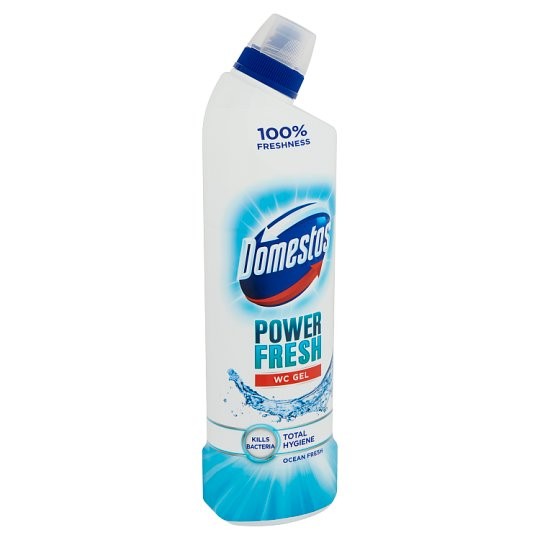 DOMESTOS WC gél Power Fresh - Ocean Fresh 700ml - DrogeriaDomov.sk